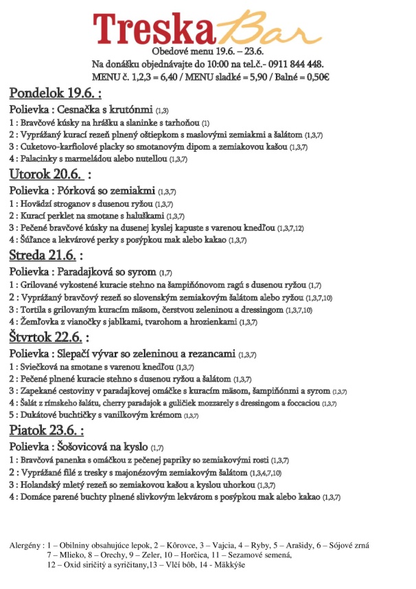 Denné menu Vinárstvo a penzión Vinoma, Veľký Cetín | restauracie.sk